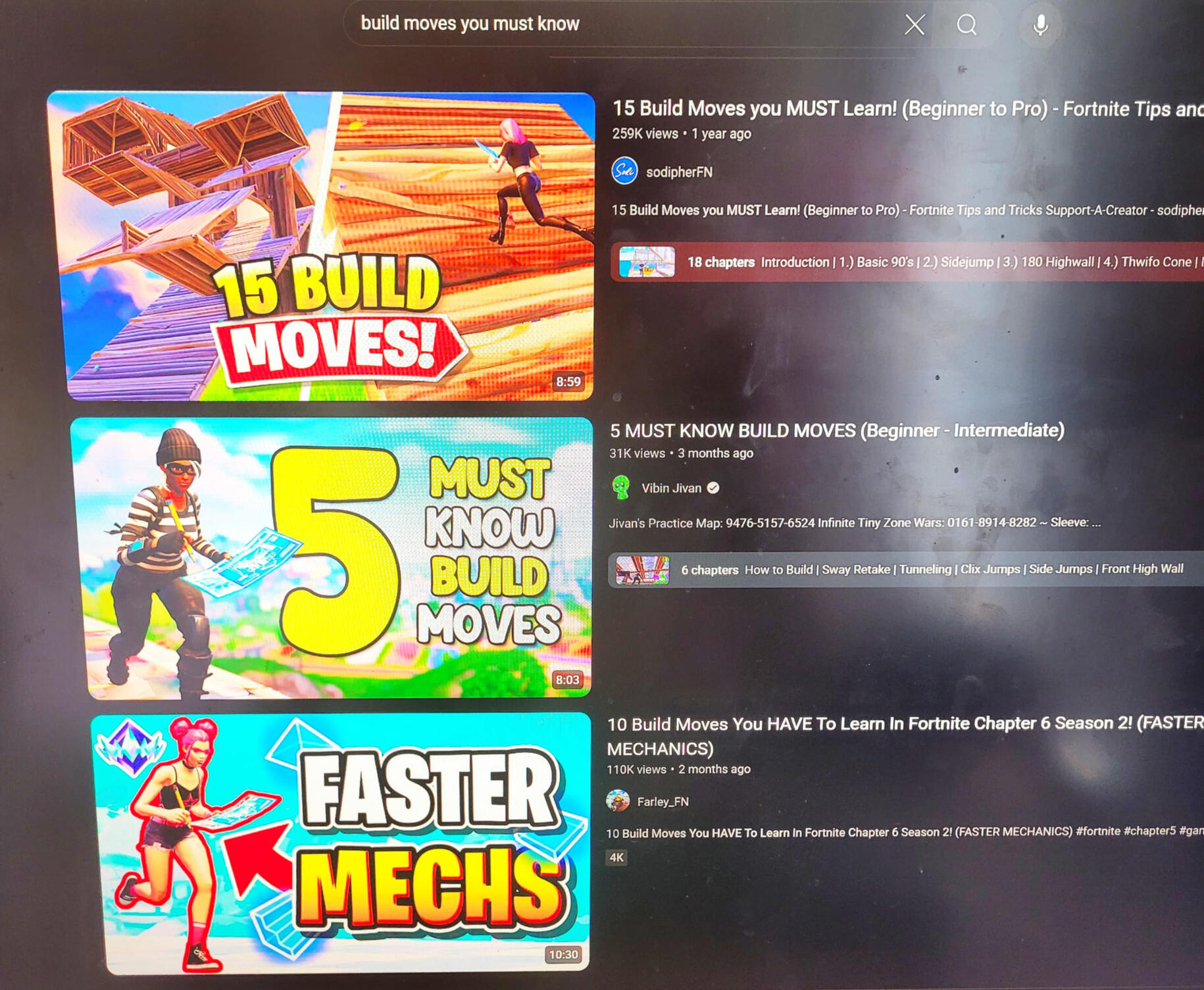 Fortnite Self Improvement